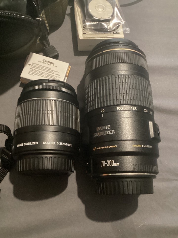 Canon EOS 600D SLR Camera - Excellent Condition, 18-55 lens and a 70 ...