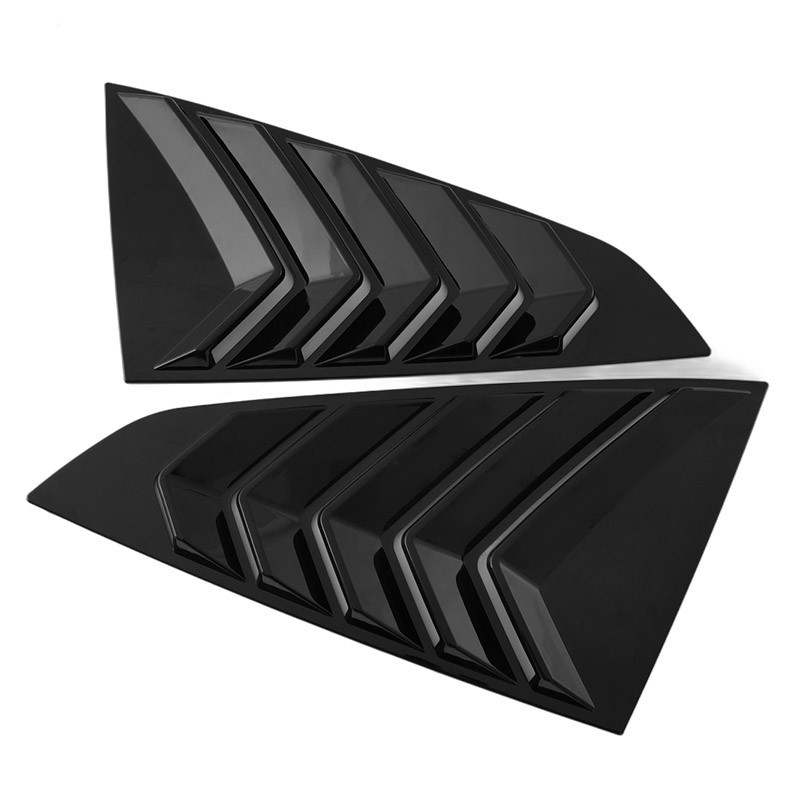 For Ford Mustang GT/ EcoBoost 2024+ Black Quarter Panel Side Window ...