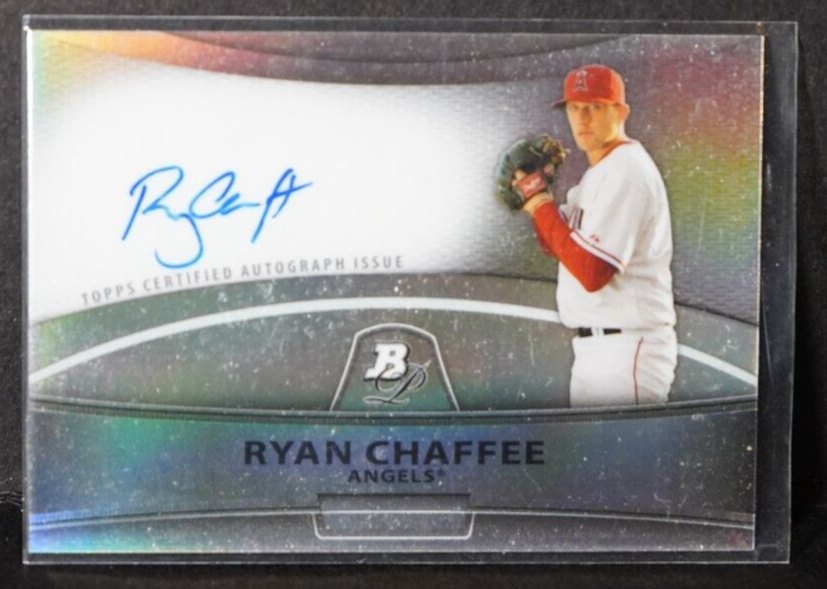 RYAN CHAFFEE—2010 Bowman Platinum Autograph #BPA-RC—SIGNED/AUTO—ROOKIE CARD | eBay