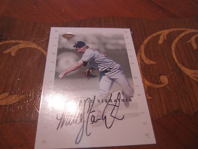 Mike Stanton Autographed Baseball Card JSA Auc Certified | eBay