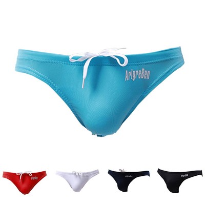 Comfortable Men's Big Pouch Swim Trunks Low Waist Design Multiple ...