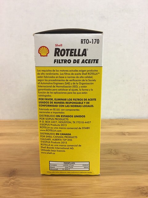 8pk Shell Rotella Oil Filter Rto-170 Ships Fast for sale online | eBay