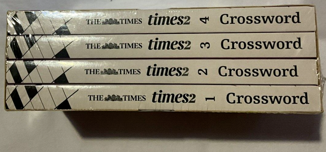 The Times Times2 Crossword 4 Book Boxed Set Paperbacks Harper Collins ...