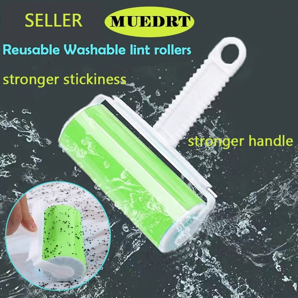 Sticky Lint Roller 5 Pack Reusable Washable Lint Roller Pet Hair ...