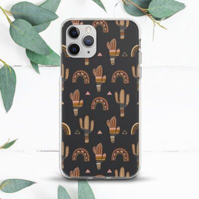 Retro Flower Cactus Western Boho Case For iPhone X SE 11 12 13 14 15 ...