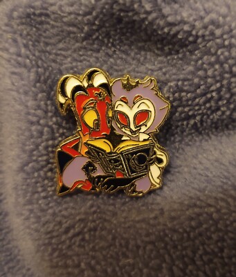 Manga Anime Hazbin Hotel Blitzo Buckzo & Stolas Enamel Pin Brooch ...