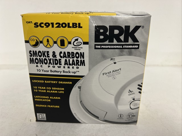 First Alert SC9120LBL Smoke and Carbon Monoxide Alarm Detector for sale ...