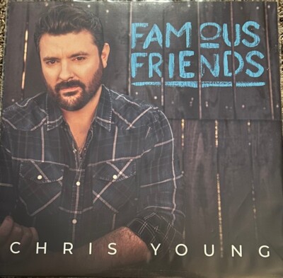 Chris Young Famous Friends PRISTINE Brand New Sealed Blue Vinyl Mint M / M | eBay
