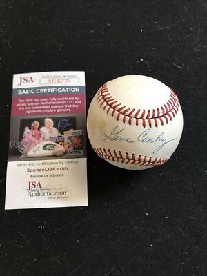 Gene Conley Signed Autographed Official MLB Baseball JSA COA | eBay