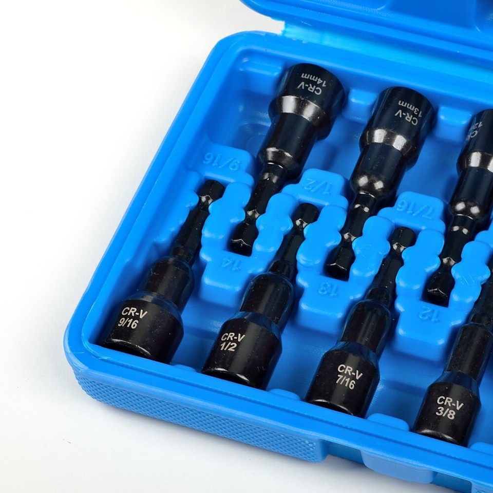 [12pc] 2-9/16" Magnetic Nut Driver Setter Set | eBay