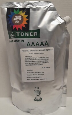 Bulk Toner Refill Universal for Monocromatic Brother printer 1kg 1000g ...