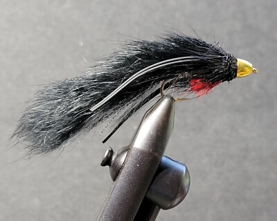 1 Fly, Size 6, Black Muddy Buddy Streamer Fly Fishing Flies | eBay