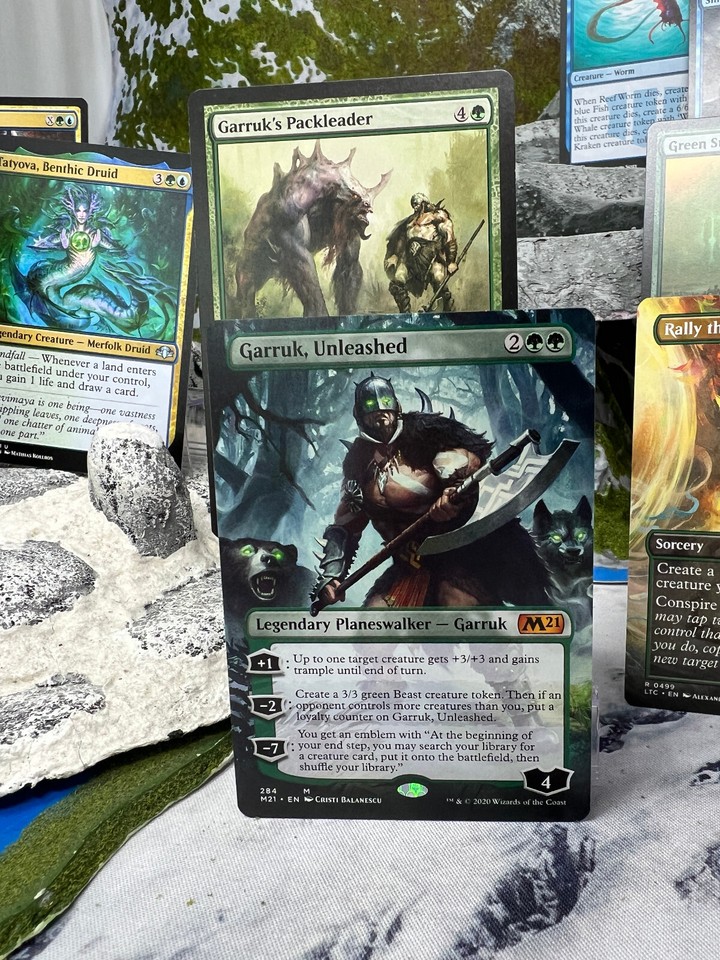 "Koma, Cosmos Serpent" Blue Green Stompy Deck - Custom Commander Deck ...