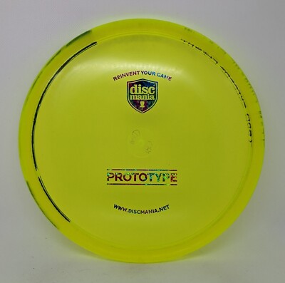 Discmania Prototype C-Line MD Innova-Made Dayglo RARE Thrower with Rim ...