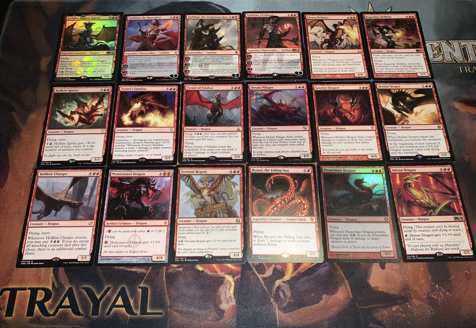 Mtg Full EDH Deck - **Lathliss, Dragon Queen Tribal** - Lots of Rares ...