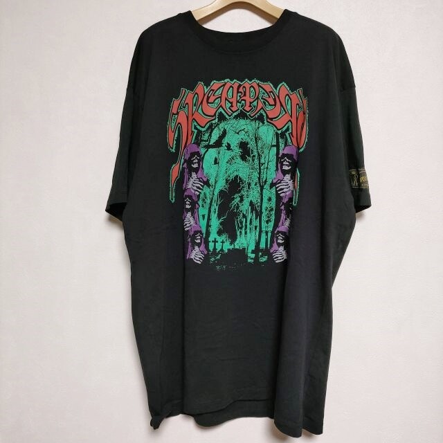 RAF SIMONS Big fit T-shirt Sreapers 221-M121 T-shirt Tops RAF SIMONS Big fit T-shirt Sreapers 221-M121 T-shirt Tops