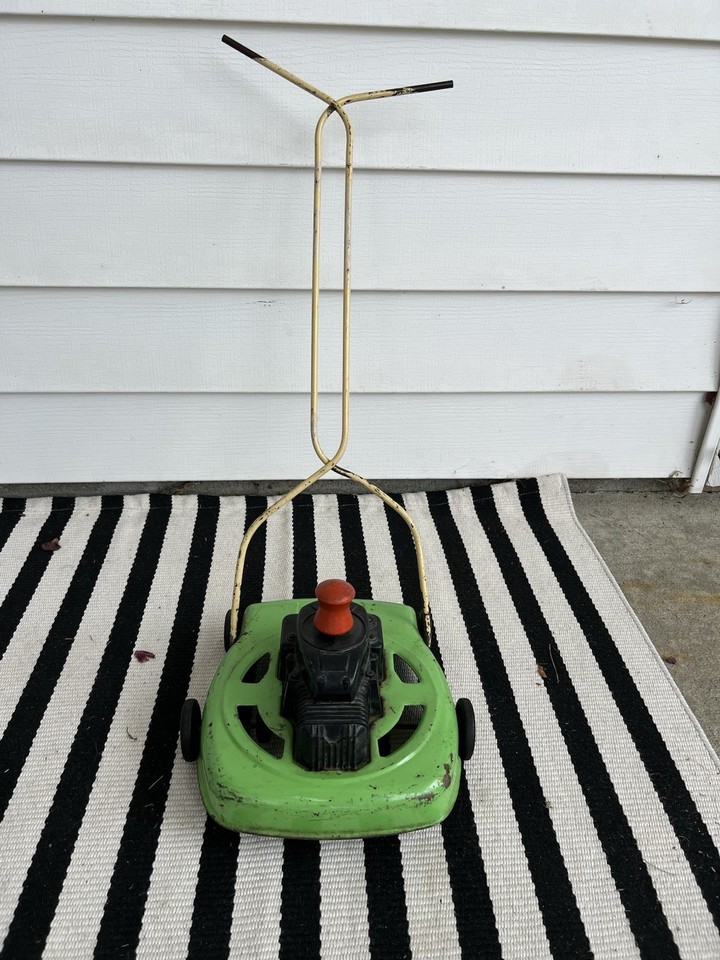 Vintage 1950’s Green Western Auto Wizard Clipper Children’s Metal Push ...