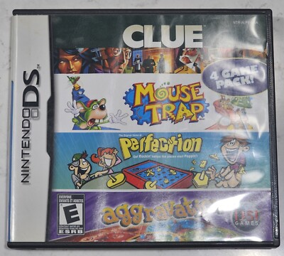 Clue/Mouse Trap/Perfection/Aggravation (Nintendo DS, 2007) 802068100971 ...