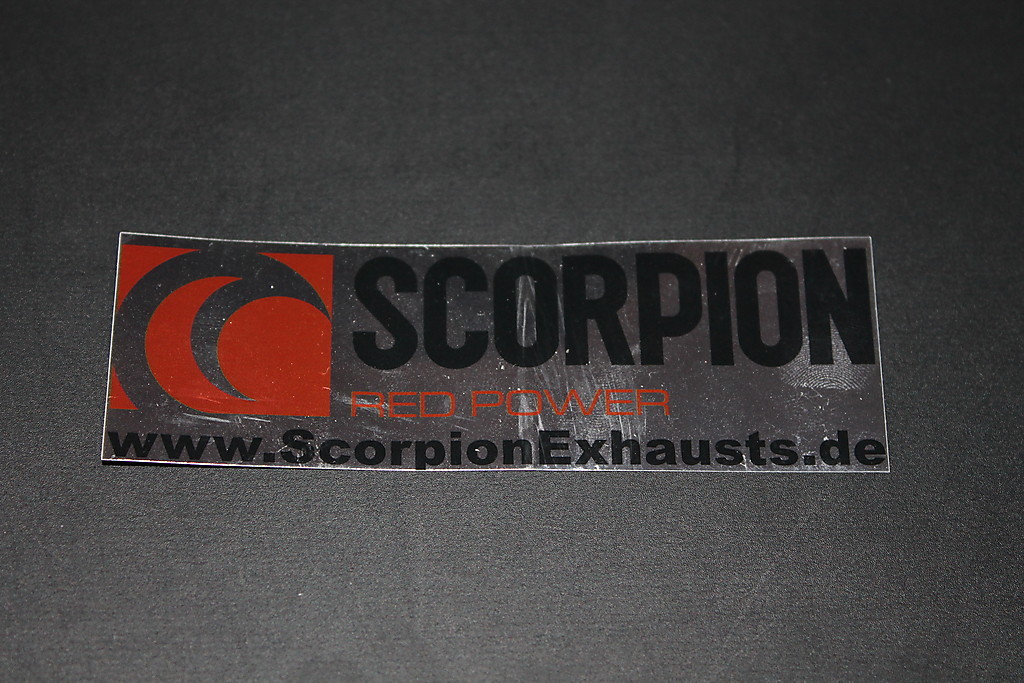 +013 Scorpion Auspuff Exhaust Pott Aufkleber Sticker Decal Autocollant ...
