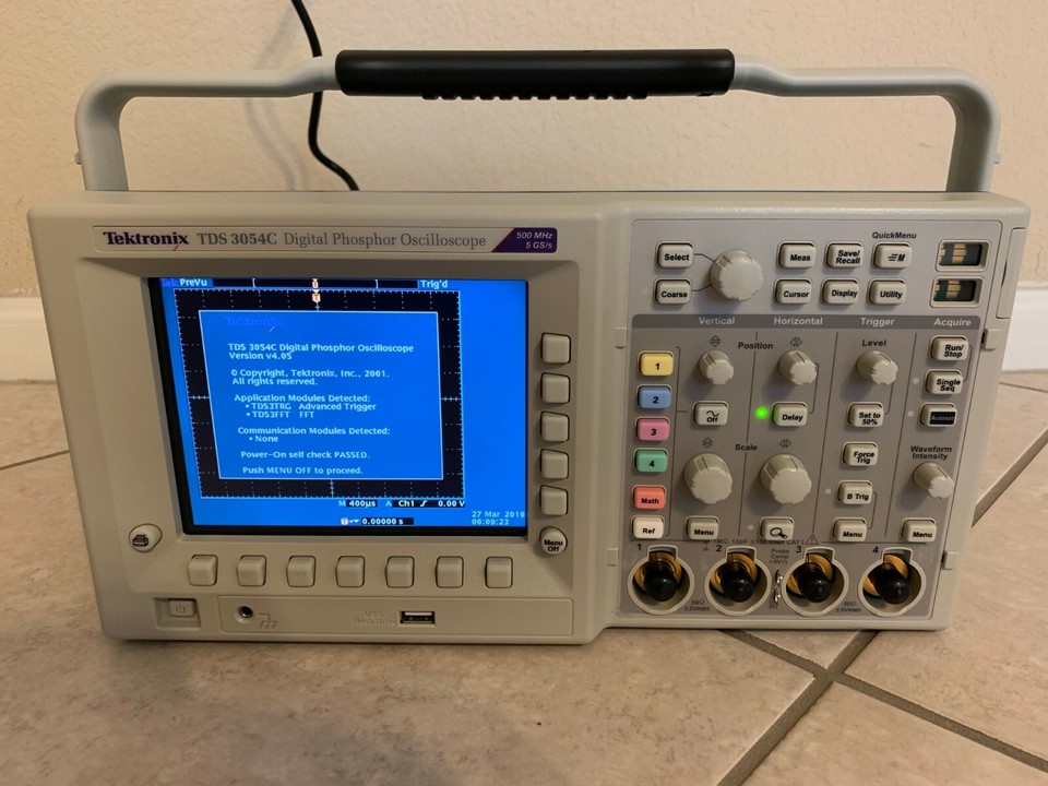 Tektronix TDS3054C 4CH Digital Phosphor Oscilloscope, 500 MHz, 5GS/s ...