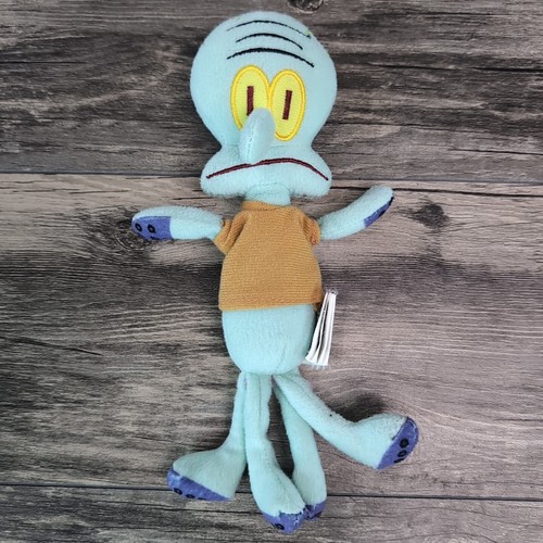 Sponge Bob Squarepants Squidward 9"Hard Body Plush Toy Nickelodeon RARE ...