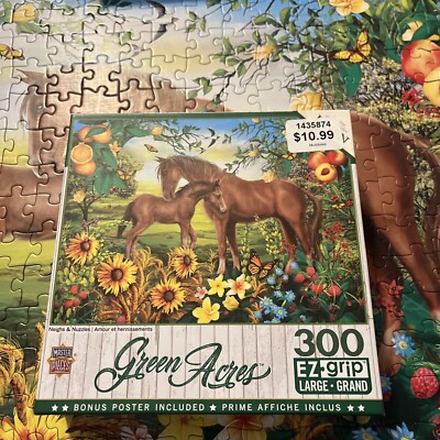 Green Acres - Neighs And Nuzzles 300 Piece Ez Grip Jigsaw Puzzle With ...