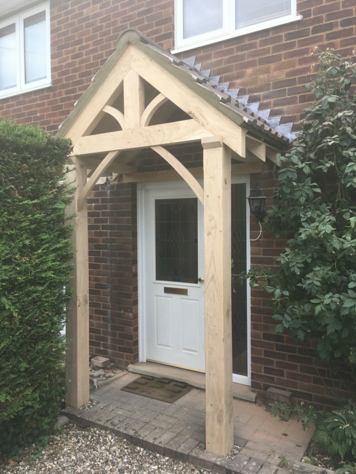 Hand Crafted Oak Porch Canopy Kit (From English Oak ) | eBay UK