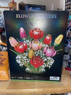 Flower Clusters Building Set 680 PCS Building Block Toys | eBay