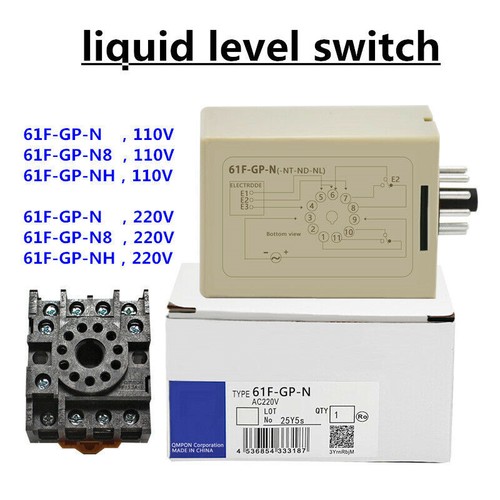 1pc Liquid level relay 61F-GP-N N8 61F-GP-NH AC220V 110V floatless level switch | eBay