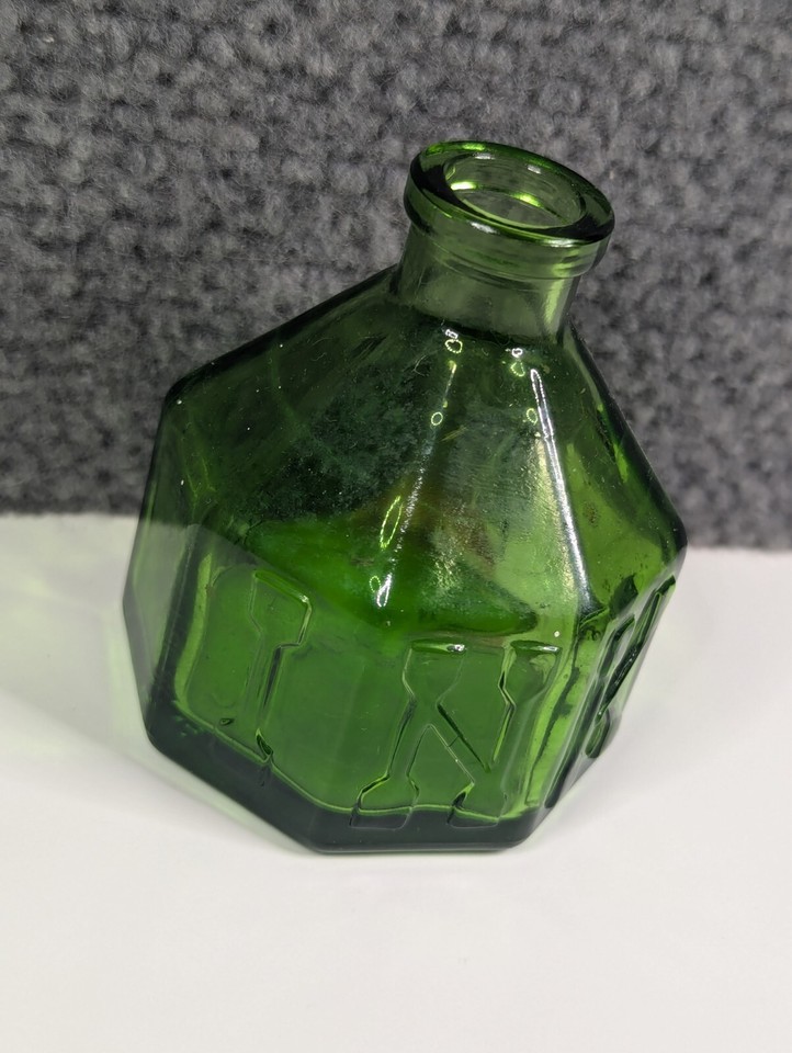 Vintage Excellent Green Ink Bottle; Wheaton, New Jersery Approximately ...