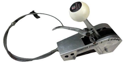 HURST Quarter Stick Shifter 3 Speed NHRA Drag Race w/ Cover and Cable ...