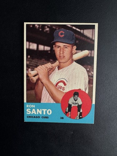 1963 TOPPS #252 RON SANTO HOF CHI CUBS—SHARP💥*** (tgcs) | eBay