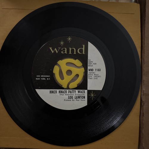LOU LAWTON Knick Knack Patty Wack RARE orig US promo 45 northern soul ...