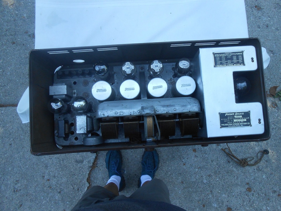 Very Cool Vintage Philco Model 511 Metal Coffin Style Tube Radio 1928 ...