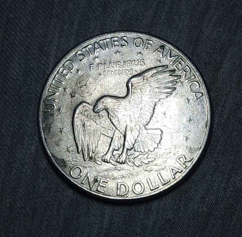 Rare 1972 D Eisenhower Broadstrike-Ike Dollar, Strong Strike,DD and ...