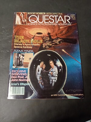 QUESTAR #6 FEBRUARY 1980 MAGAZINE THE BLACK HOLE COVER VERY FINE ...