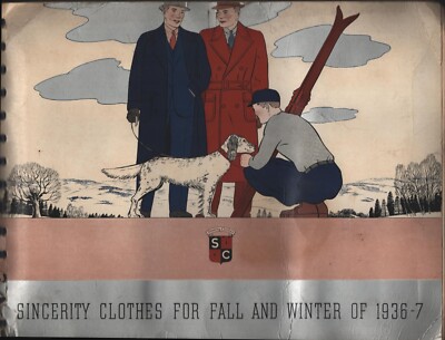 Sincerity Clothes for Fall and Winter 1936-37 - Men's Fashions - Cloth ...