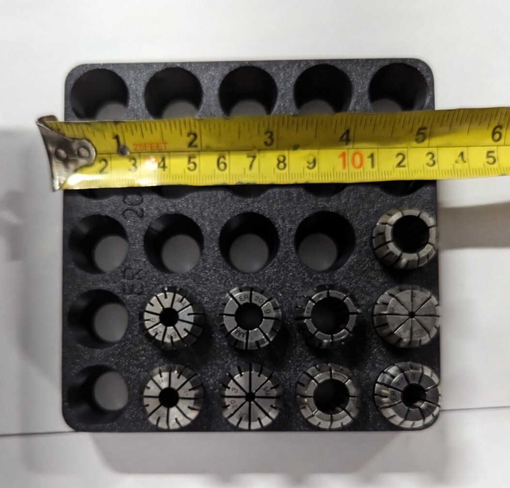 ER-20 Collet caddy/Tray store and organize your messy toolbox sort ...
