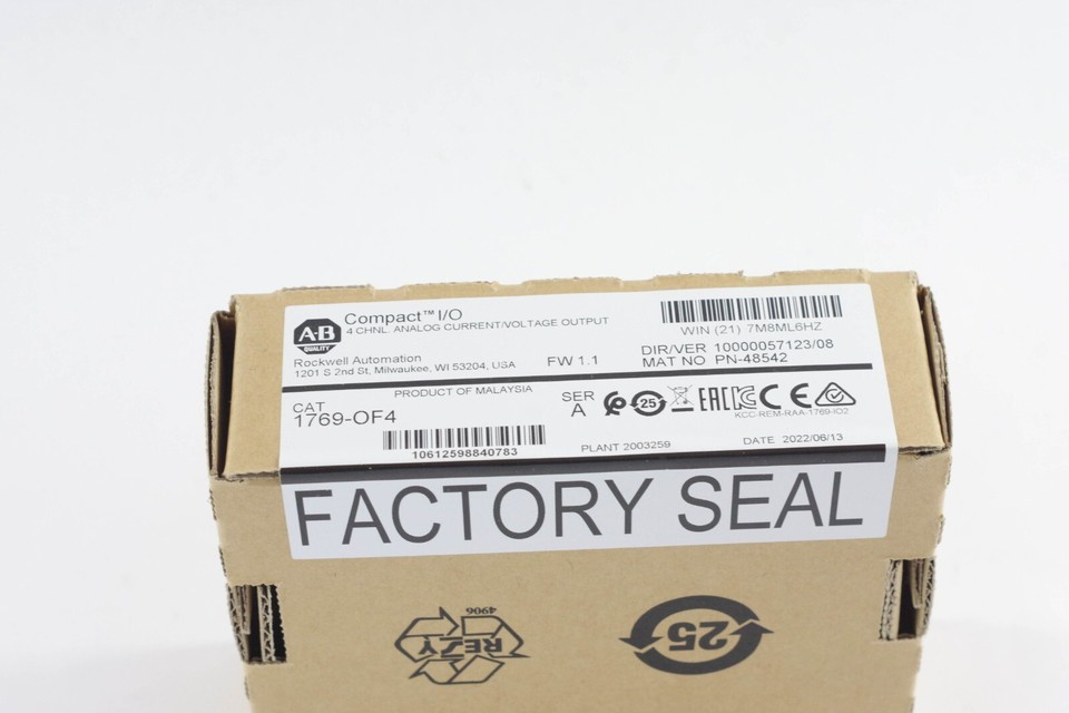 1PC New Sealed Allen Bradley 1769-OF4 Series A Analog Output Module ...