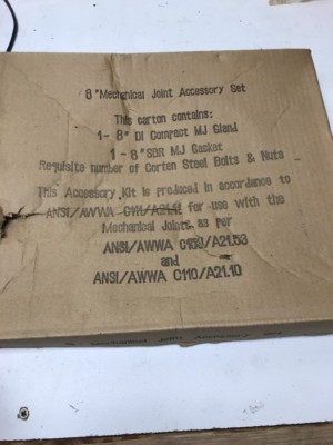 Tyler Union - Pipe 8" Mechanical Joint Accessory Set MJ Repair | eBay