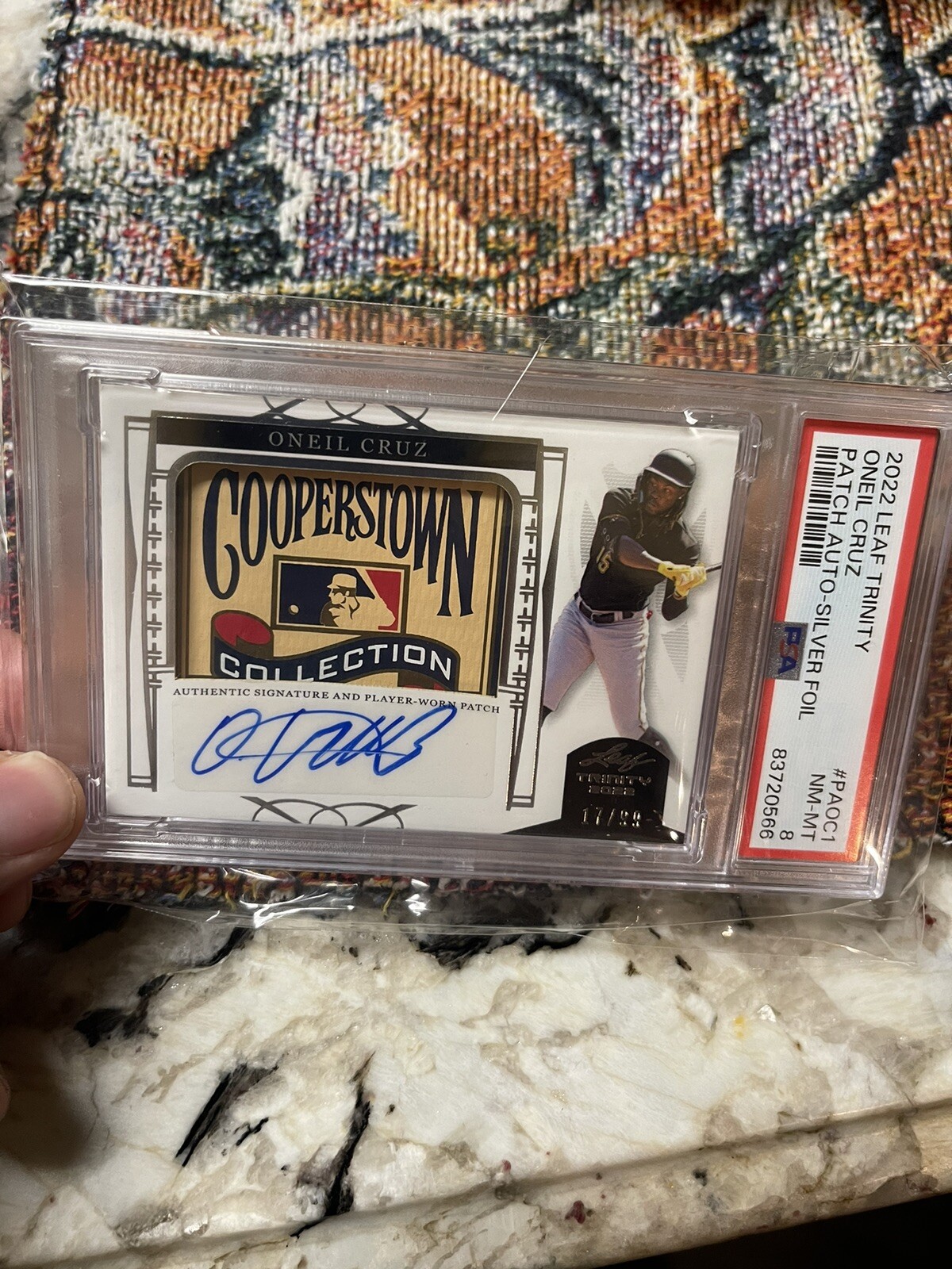 Oneil Cruz 2022 leaf trinity logo patch auto Rare | eBay