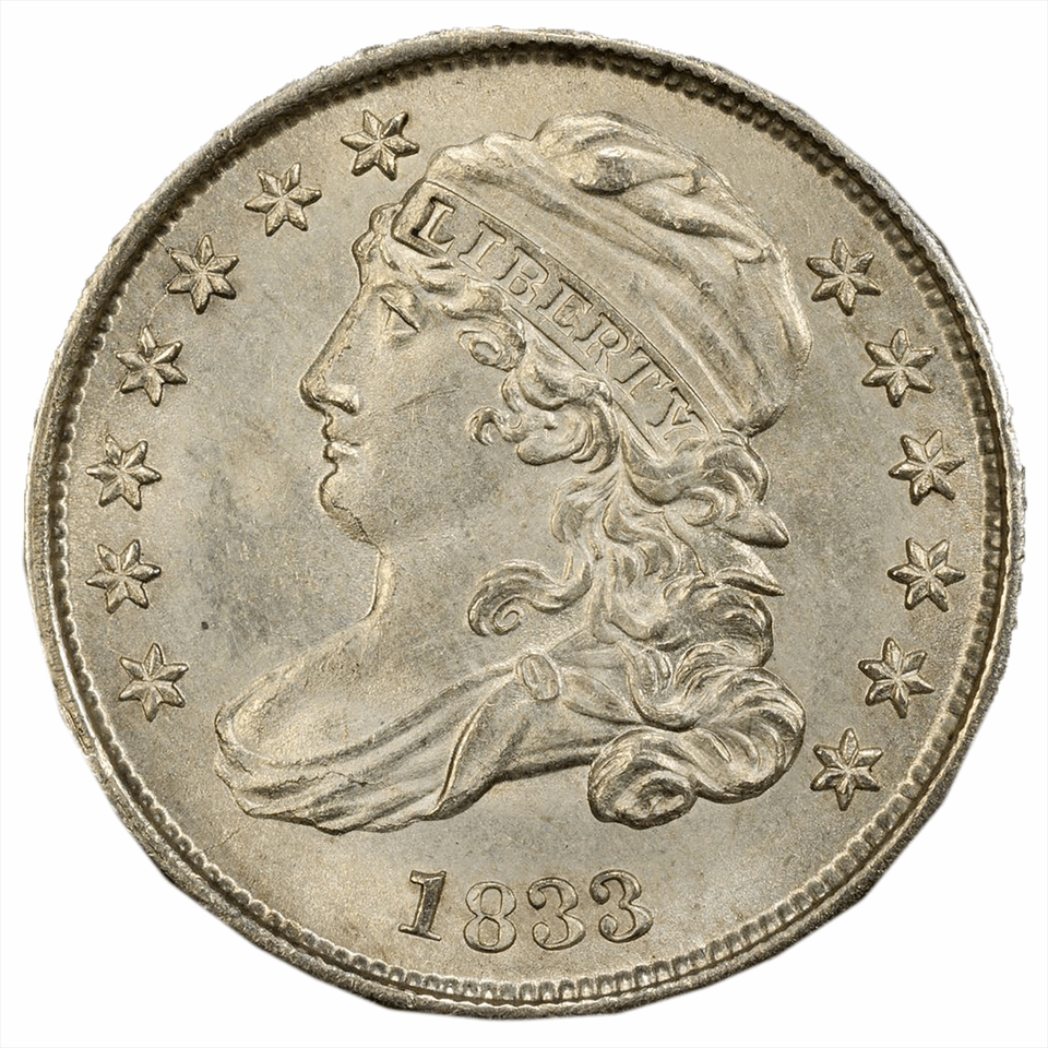 1833 Capped Bust Dime 10C PCGS MS 64 Nice Original Type Coin | eBay