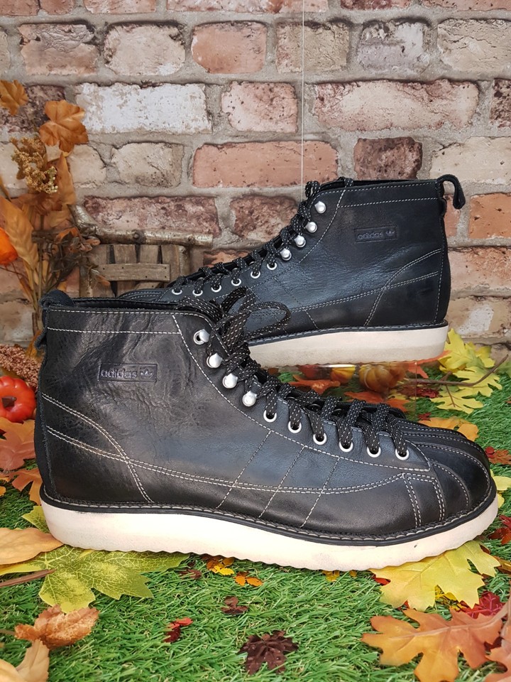 Adidas Originals Superstar Monkey Boots H00241 Core Black Leather Mens ...