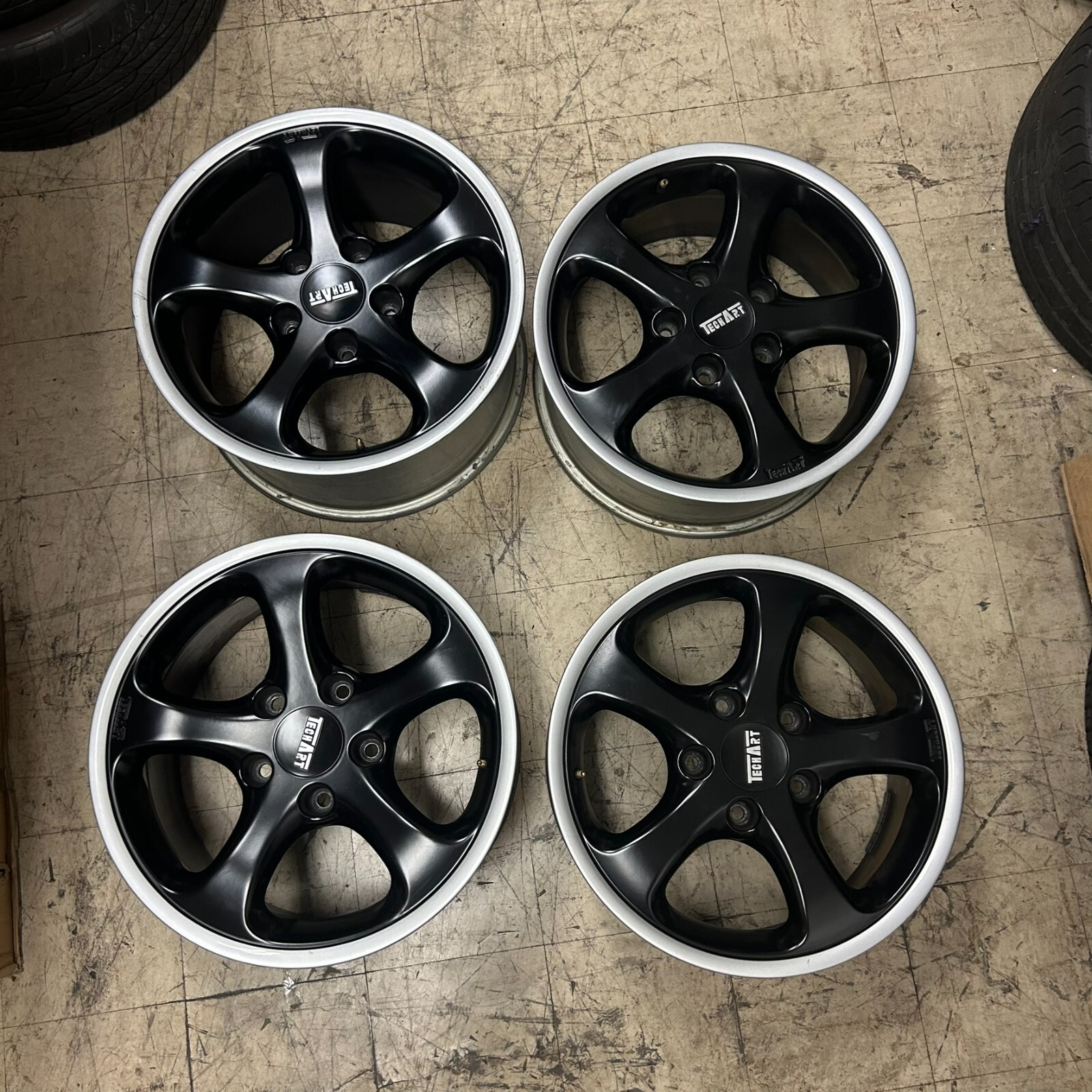 TECHART FORMULA GTS Black Wheel 17" for Porsche 997, 996 Carrera4 ...