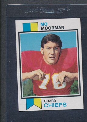 1973 Topps #084 Mo Moorman Chiefs NM *1079 | eBay