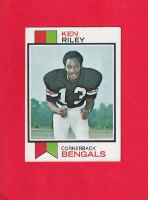 1973 Topps #171 Ken Riley RC VG/EX Very Good/Excellent Cincinnati ...