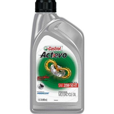 Castrol Act>Evo 4T Synthetic Blend - 20W50 - 1/Quart 15D7CF | eBay