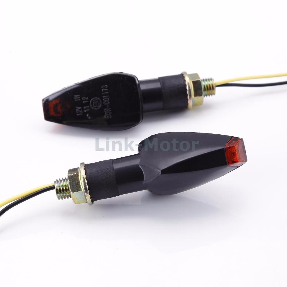 4 X SMOKE LED TURN SIGNALS BLINKER INDICATOR LIGHT FOR YAMAHA YZF R1 R6 ...