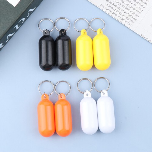 2Pcs Boat Kayak Floating Keyring Buoyant Key Ring Float Keychain Boat ...