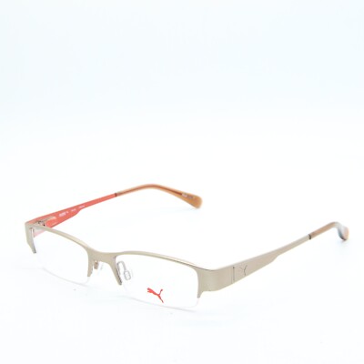 NEW PUMA PU15239 BE BEIGE RED AUTHENTIC EYEGLASSES FRAMES 50-18 | eBay